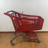 China Supermarket Equipment Supplier Shopping Carts Plastic Shopping Trolley for sale