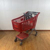 China Supermarket Equipment Supplier Shopping Carts Plastic Shopping Trolley for sale