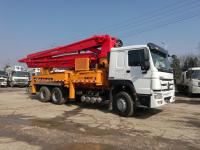 China Used Sany 37m Howo Truck Mounted Concrete Pump Used Big Concrete Pump Truck for sale