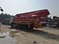 China Used Sany 37m Howo Truck Mounted Concrete Pump Used Big Concrete Pump Truck for sale