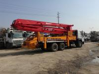 China Used Sany 37m Howo Truck Mounted Concrete Pump Used Big Concrete Pump Truck for sale
