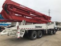China High Functioning Concrete Trailer Pump Sermac 47m Benz Used Concrete Pump Truck for sale