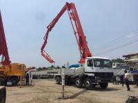 China High Functioning Concrete Trailer Pump Sermac 47m Benz Used Concrete Pump Truck for sale