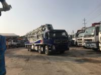 China Concrete Trailer Pump Boom Pump Truck Zoomlion 47m Volvo Used Pump Truck for sale