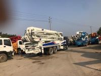 China Concrete Trailer Pump Boom Pump Truck Zoomlion 47m Volvo Used Pump Truck for sale