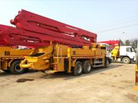 China Used Putzmeister Isuzu Truck Mounted Concrete Pump 38m for sale