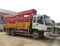 China Used Putzmeister Isuzu Truck Mounted Concrete Pump 38m for sale