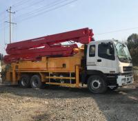 China Used Putzmeister Isuzu Truck Mounted Concrete Pump 38m for sale