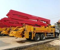 China Used Putzmeister Isuzu Truck Mounted Concrete Pump 38m for sale