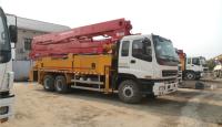 China Used Putzmeister Isuzu Truck Mounted Concrete Pump 38m for sale