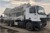 China Second Hand Truck Mounted Concrete Pump Zoomlion Benz 40M for sale