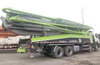 China DC1206 Zoomlion Scania Used Concrete Pump Truck 56m 120 M3/H for sale