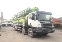 China DC1206 Zoomlion Scania Used Concrete Pump Truck 56m 120 M3/H for sale