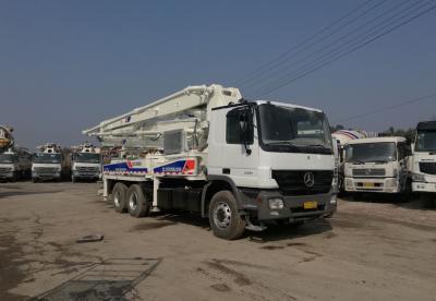China OM501LA Truck Concrete Pump Zoomlion 37m Benz Used Concrete Pump Truck for sale