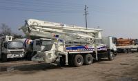 China OM501LA Truck Concrete Pump Zoomlion 37m Benz Used Concrete Pump Truck for sale