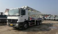 China OM501LA Truck Concrete Pump Zoomlion 37m Benz Used Concrete Pump Truck for sale