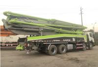 China Zoomlion Scania Used Concrete Pump Truck 56m 170 M3/H 85 bar for sale