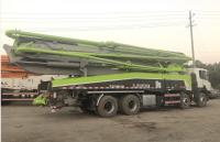 China Zoomlion Scania Used Concrete Pump Truck 56m 170 M3/H 85 bar for sale