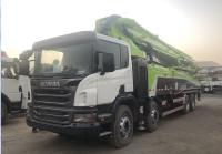 China Zoomlion Scania Used Concrete Pump Truck 56m 170 M3/H 85 bar for sale
