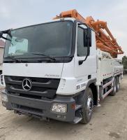 China Diesel Zoomlion Benz Used Concrete Pump Truck 49m for sale