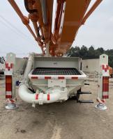 China Diesel Zoomlion Benz Used Concrete Pump Truck 49m for sale