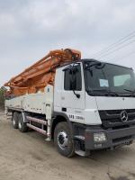 China Diesel Zoomlion Benz Used Concrete Pump Truck 49m for sale
