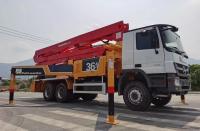 China Truck Mounted Concrete Pump Zoomlion 49m Benz Used Concrete Pump Truck for sale