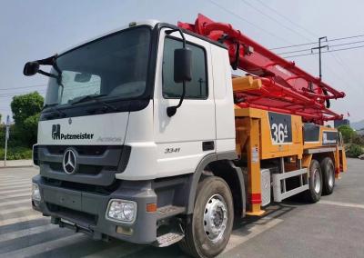 China Truck Mounted Concrete Pump Zoomlion 49m Benz Used Concrete Pump Truck for sale