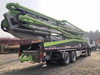 China Used Concrete Pumps Zoomlion 56m Auto Beton Pump With Remote Control Battery for sale