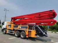China Refurbished 36M Used Putzmeister Concrete Pump Truck With Benz Chassis for sale