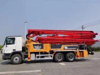 China Refurbished 36M Used Putzmeister Concrete Pump Truck With Benz Chassis for sale