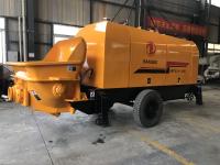 China BANGBO 16MPa 80m3/h New Concrete Pump , Mini Cement Pump With Diesel Engine for sale