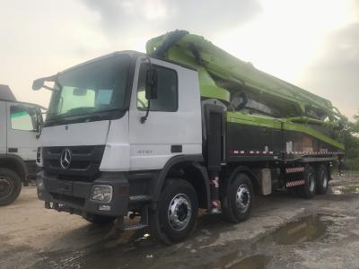 China Actros 4141 56 Meter Concrete Pump Truck , Used Construction Machinery for sale