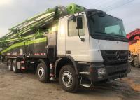 China Actros 4141 56 Meter Concrete Pump Truck , Used Construction Machinery for sale