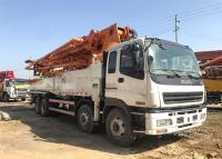 China 48m 160m3/H Cement Pump Truck Wide Work Range For Concret Transmission for sale