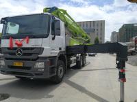 China Remanufactured 47m Used Concrete Pump Truck Wide Work Range Durable for sale