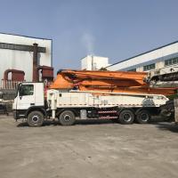 China 49 Meter ACTROS 4141 Used Concrete Pump Truck For Transportation for sale