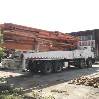 China 49 Meter ACTROS 4141 Used Concrete Pump Truck For Transportation for sale
