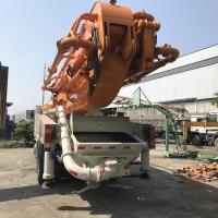 China 49 Meter ACTROS 4141 Used Concrete Pump Truck For Transportation for sale