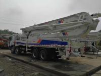 China ISO90001 Certified 120m3/H Boom Concrete Pump Truck With Safety Frame for sale