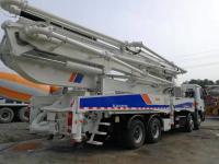 China ISO90001 Certified 120m3/H Boom Concrete Pump Truck With Safety Frame for sale