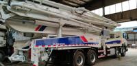 China 180m3/H 56m Zoomlion Truck , Long Boom Concrete Pump With Diesel Engine for sale