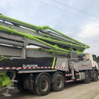 China Large 56m Used Concrete Pump Truck 600L Hopper Well Maintenanced for sale