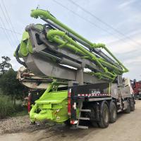 China Large 56m Used Concrete Pump Truck 600L Hopper Well Maintenanced for sale