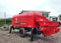China BANGBO 80m3/H Mini Concrete Pump Machine , Concrete Pump Mixer Red for sale