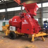China 40m3/H 100M New Concrete Pump With Mixer Small Size High Safety for sale
