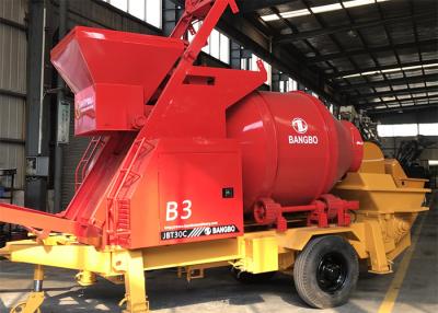 China SAE Approval 100 Meters Concrete Mixer And Pumping Machine For Construction for sale