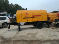 China 176KW 130 Meter New Concrete Pump , Concrete Pouring Pump Orange for sale