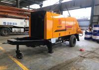 China 130M 80M3/H Concrete Pump Machine Stationary Hydraulic Orange for sale