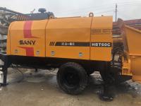 China 115KW Sany 60CBM/H Trailer Mounted Concrete Pump With Diesel Engine for sale